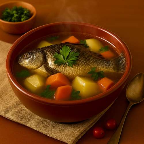 Fish Yushka – Traditional Ukrainian Fish Soup with Carp